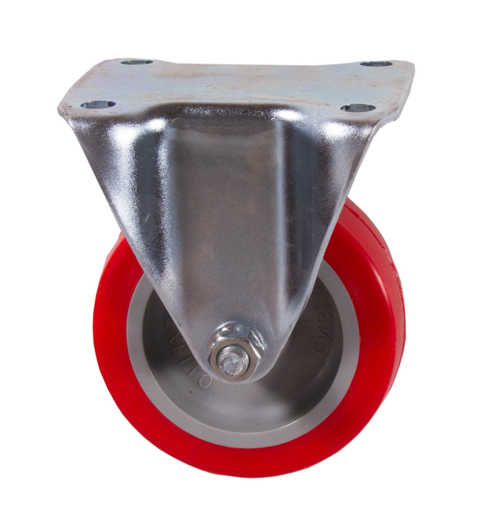 Fixed Castor, 150mm, 600kg Capacity, Polyurethane Tyre Wheel, Roller ...