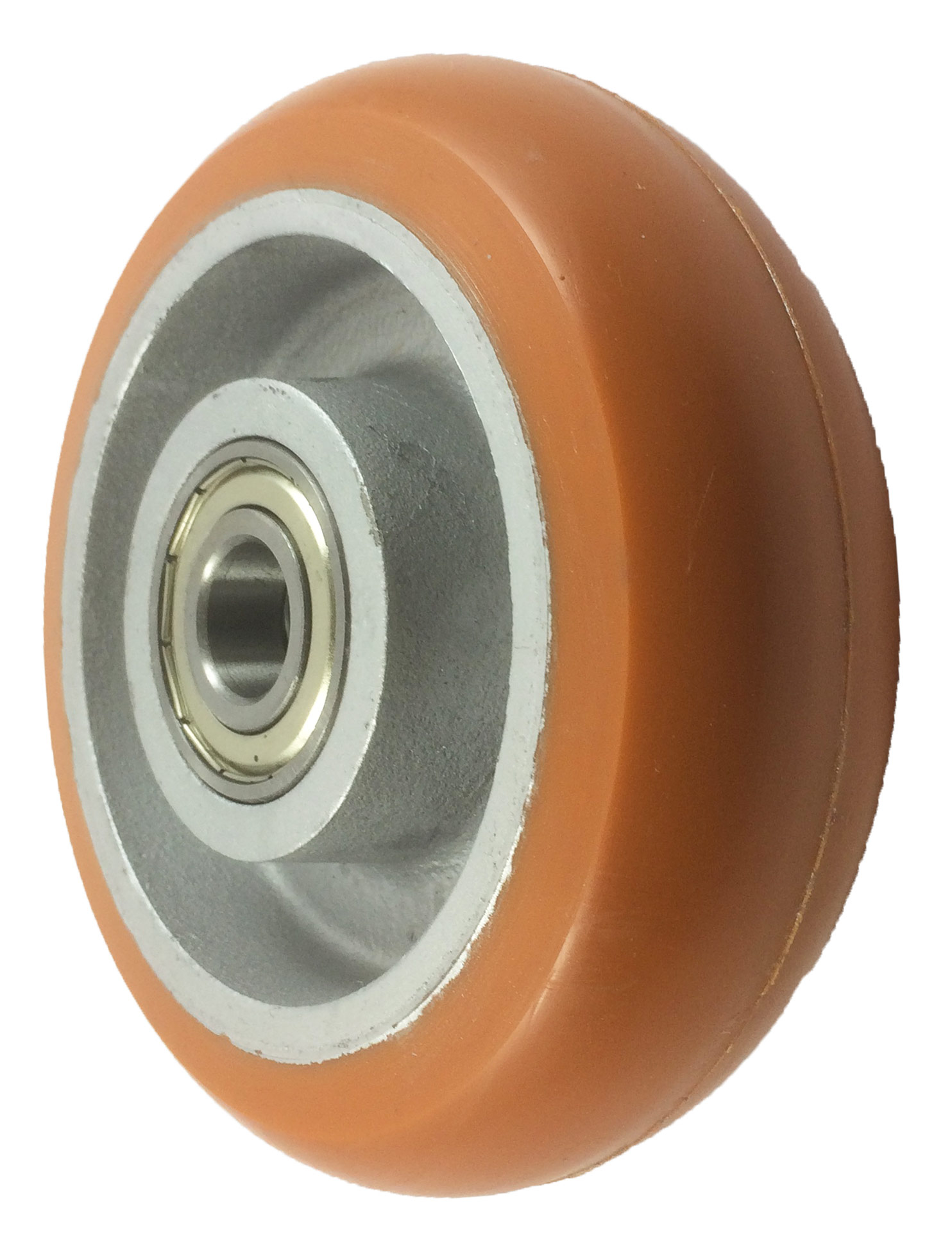 Crown Tread Castor Wheel 150mm | Polyurethane Tyre / Cast Iron Centre, 550kg, 20mm Ball bearing ...