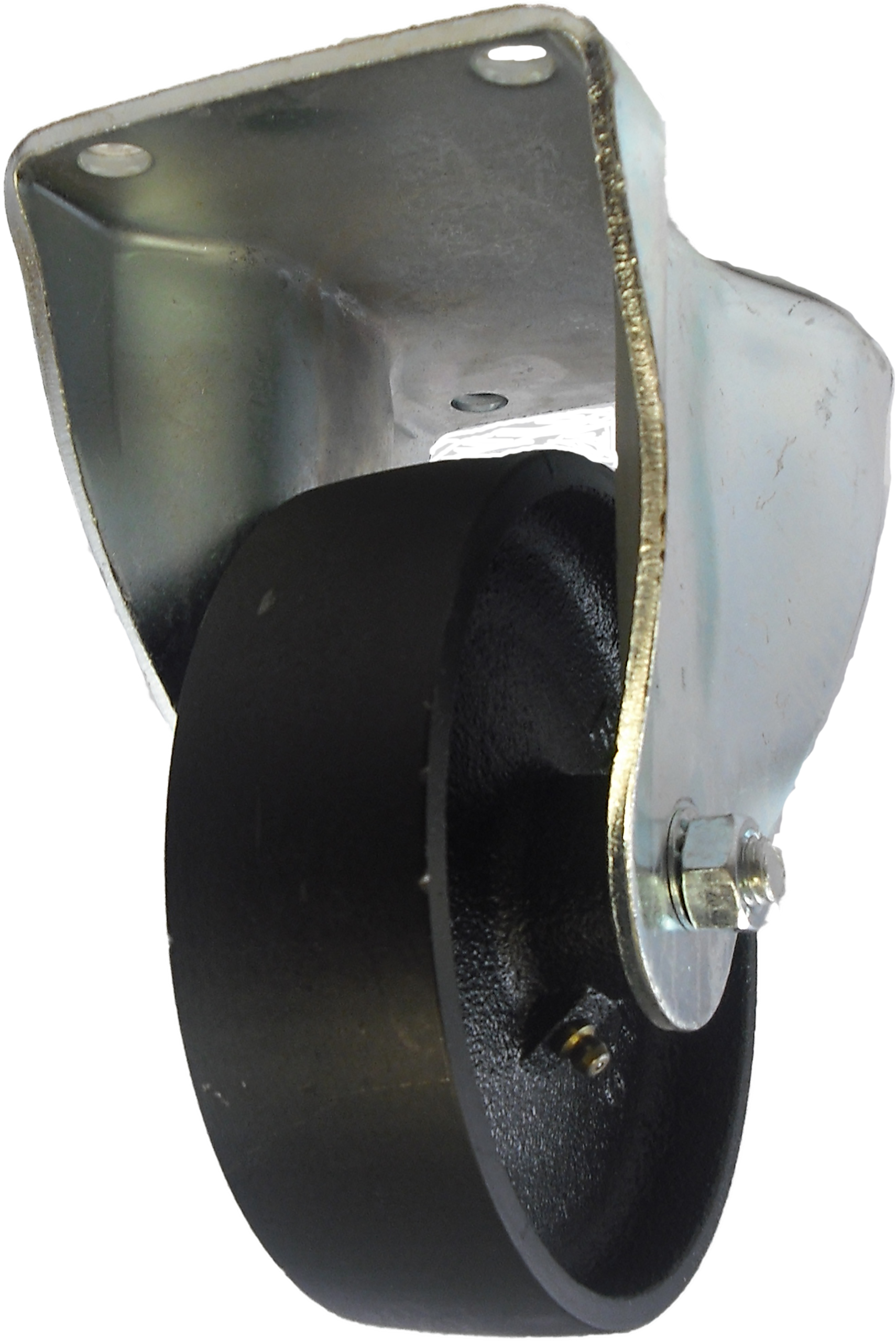 Fixed Castor, 200mm, 1090kg Capacity, Cast Iron Wheel, Plain Bore ...
