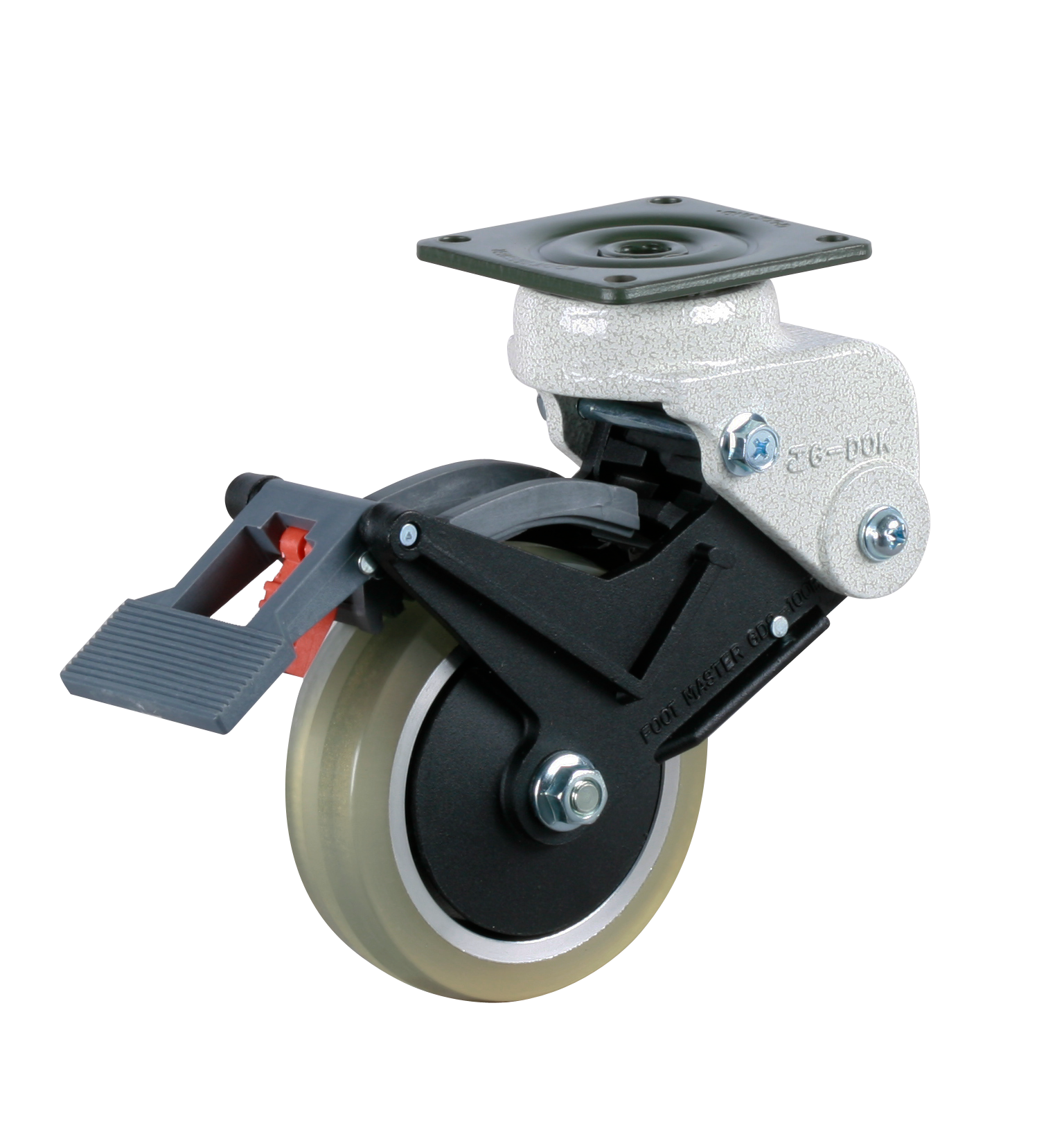 Braked Castors | Keystone Castors - Trolley, DIY and Industrial Duty ...
