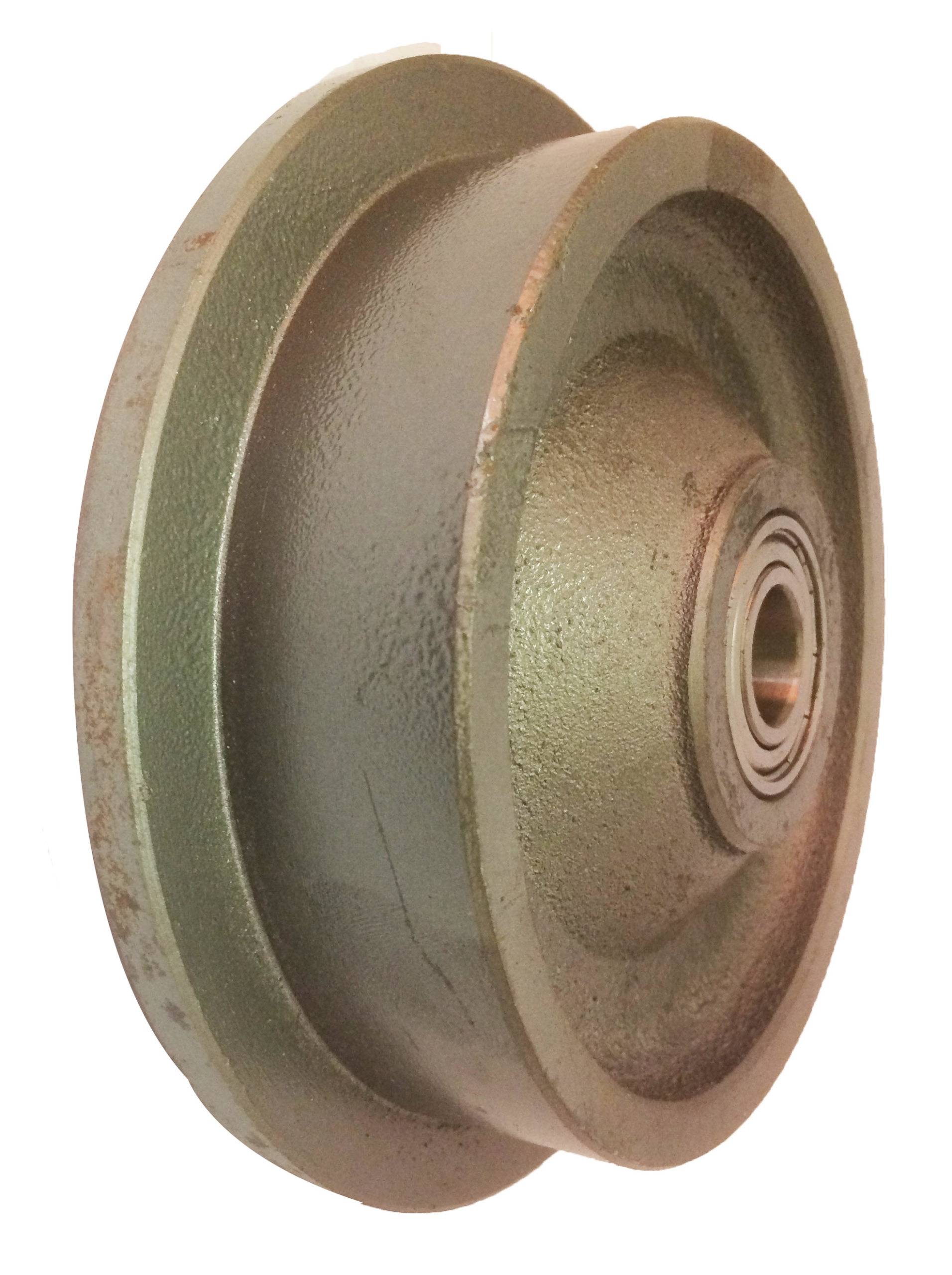 Rail Wheel 150mm | Cast Iron, 900kg, 20mm Ball bearing (KW150CF2H ...