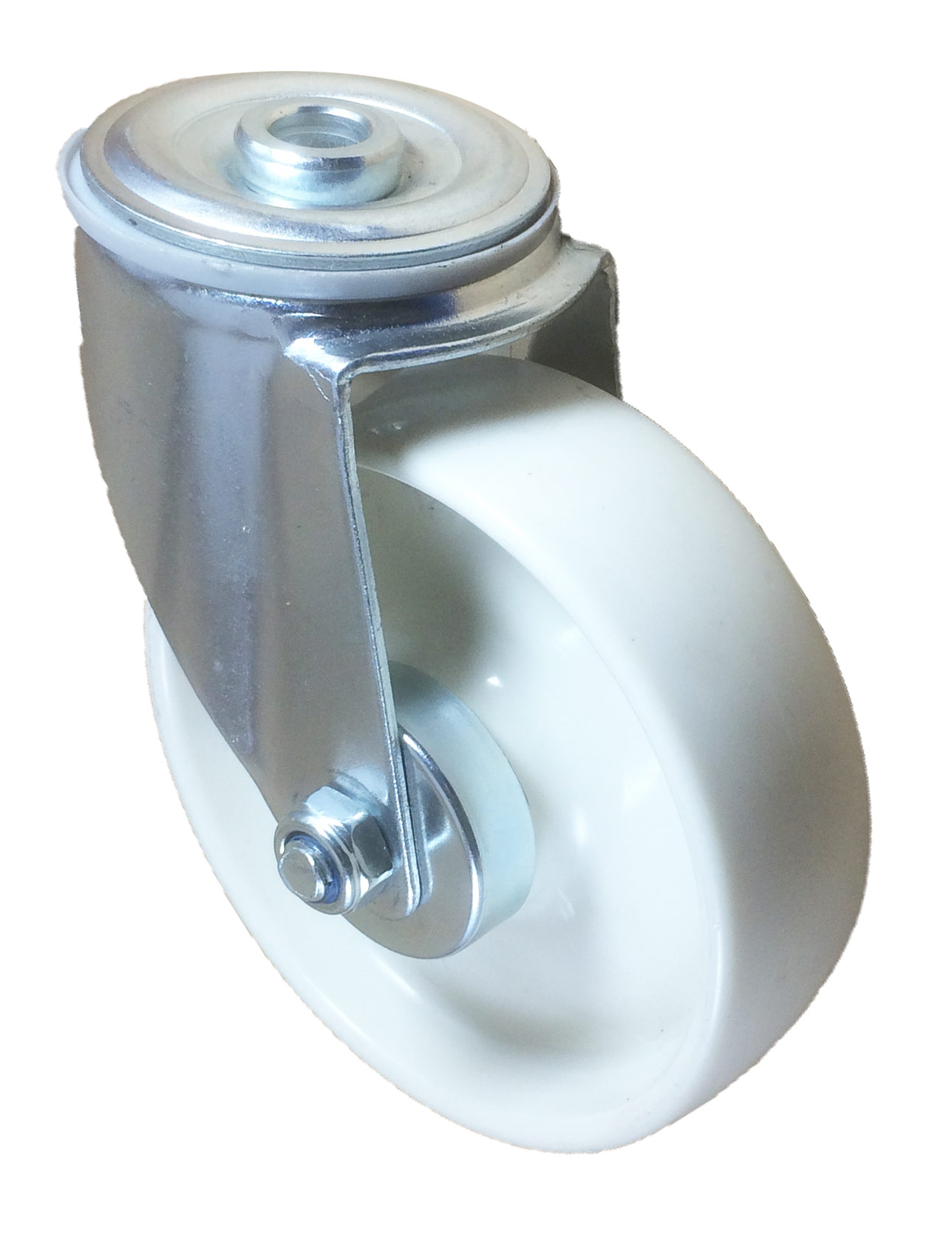 125mm Swivel Castor, 150kg Capacity | Nylon Wheel, Single Ball Bearing ...