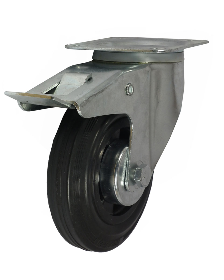 Light Duty Pressed Steel Castors (Less than 100kg Capacity) | Keystone ...