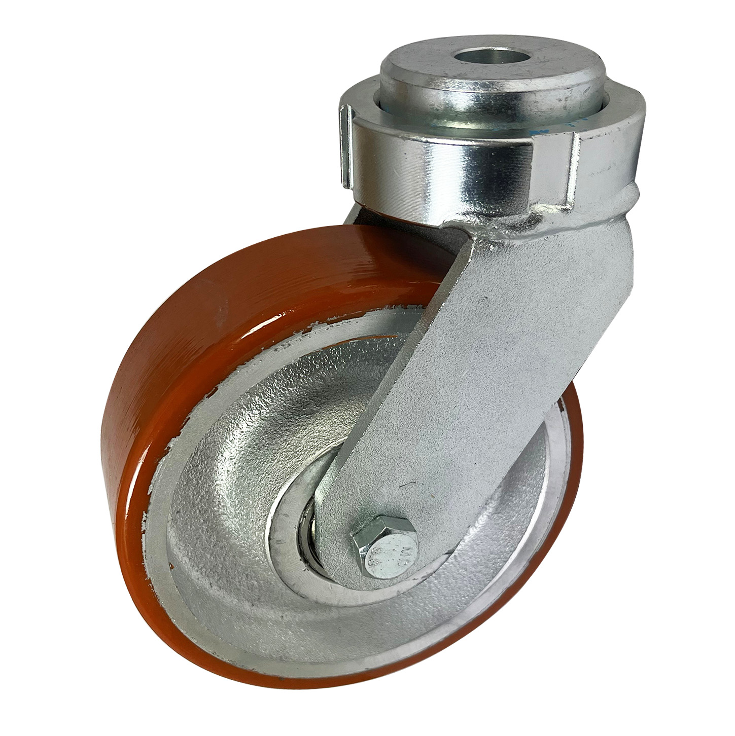 150mm Swivel Castor, 600kg Capacity | Polyurethane Tyre Wheel, Ball ...