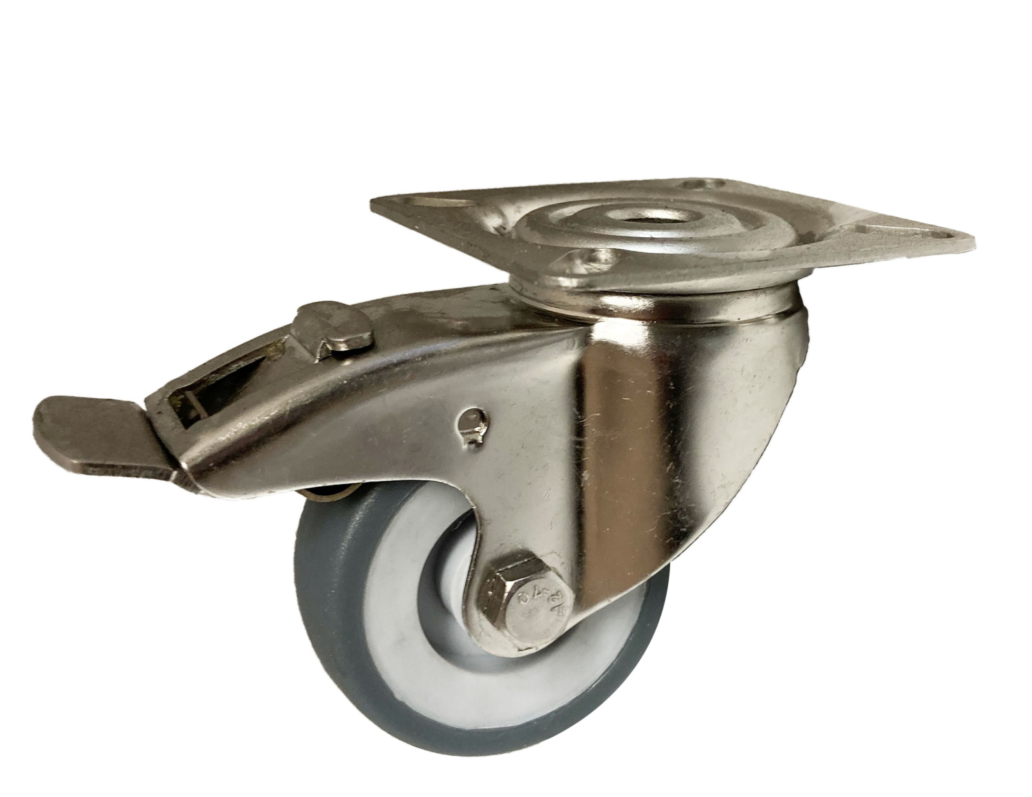 50mm Stainless Steel Swivel Castor With Brake, 50kg Capacity ...