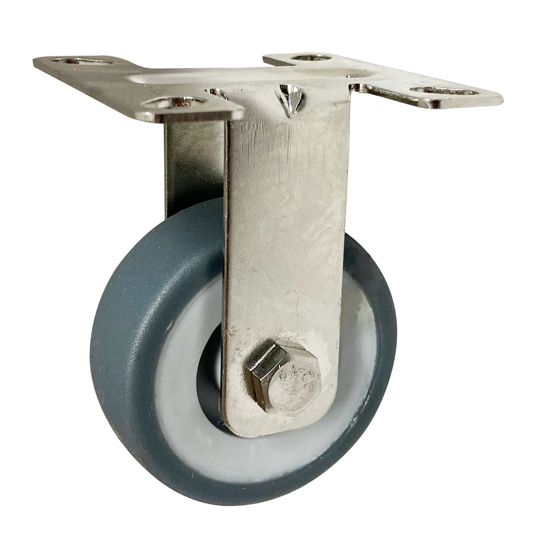 50mm Stainless Steel Fixed Castor, 50kg Capacity | Thermoplastic Rubber ...