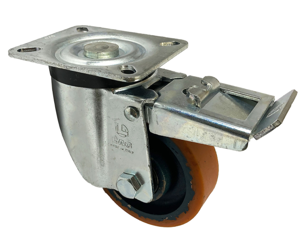 Braked Castors | Keystone Castors - Trolley, DIY and Industrial Duty ...