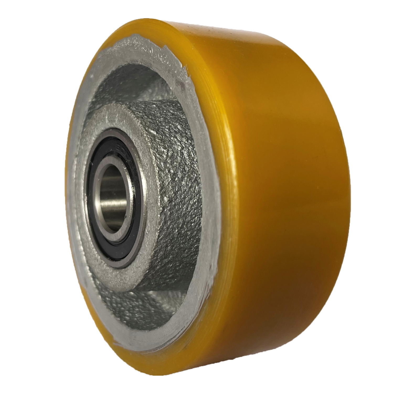 Castor Wheel 80mm | Polyurethane Tyre / Cast Iron Centre, 300kg, 15mm Ball bearing (KW080PC2B ...